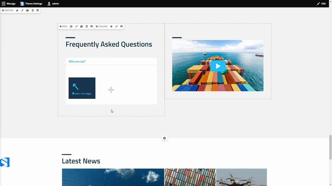 Collapsibles (Accordion) Element Glazed Builder Drupal Tutorial - YouTube