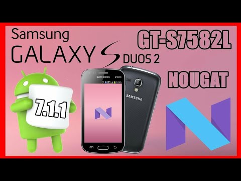 Nougat 7.1.2 update on s duos 2 custom rom install. - YouTube