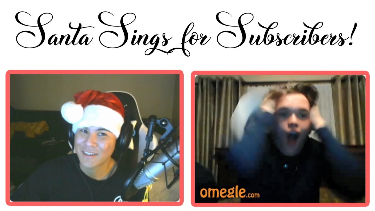 Santa Goes Christmas Caroling On Omegle Omegle Singing 9 Youtube