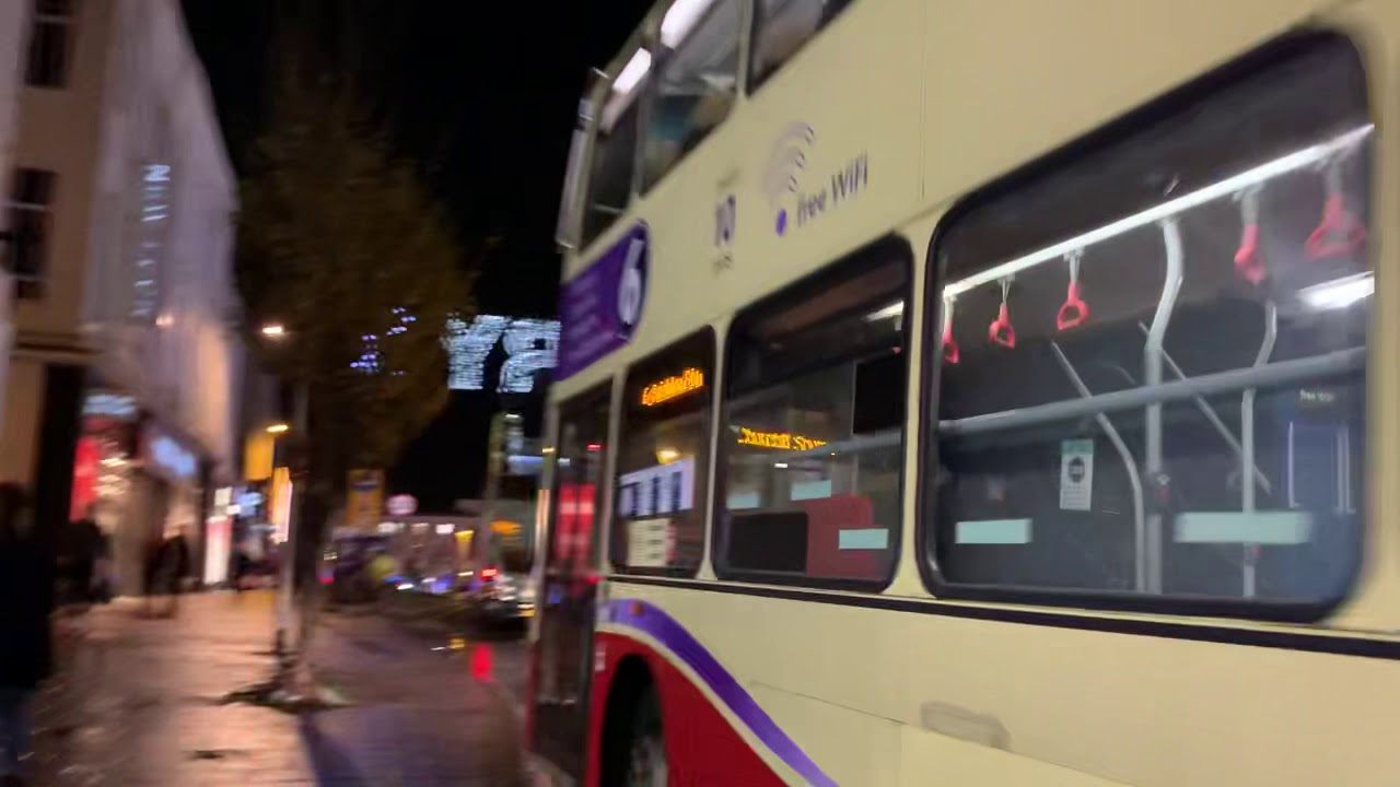 BRIGHTON & HOVE BUS ROUTE 6 ARRIVING INTO CHURCHILL SQUARE BRIGHTON ...