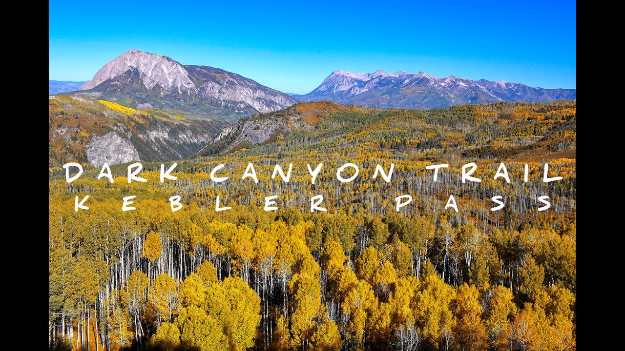 Colorado Fall Road Trip Part 5 | Dark Canyon Trail - YouTube