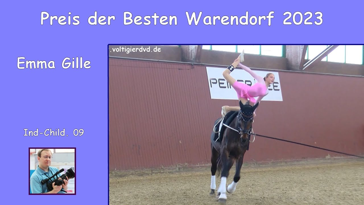 Emma Gille - Ind-Children 09 - Preis der Besten Warendorf 2023 - YouTube