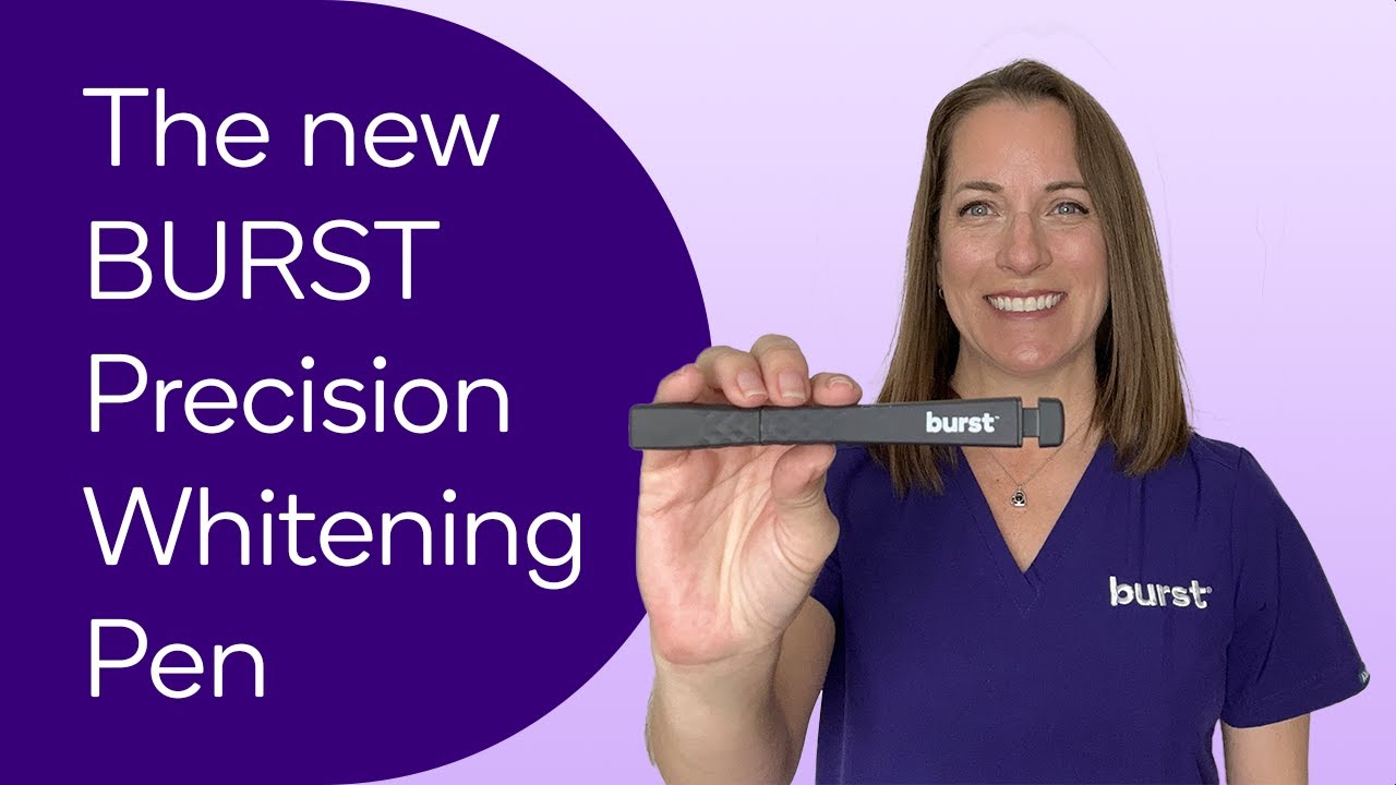 New Product Announcement: The BURST Precision Whitening Pen - YouTube
