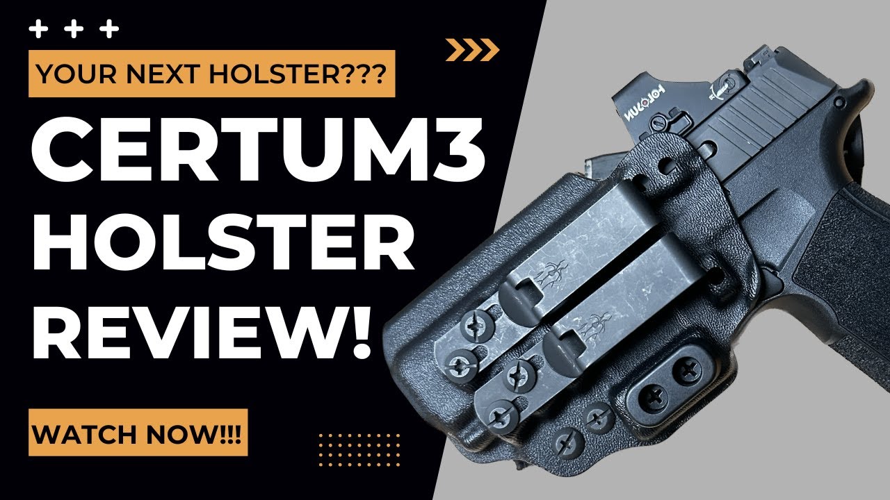 Tenicor Certum3 Holster Review. Best p365 XMacro Holster? - YouTube