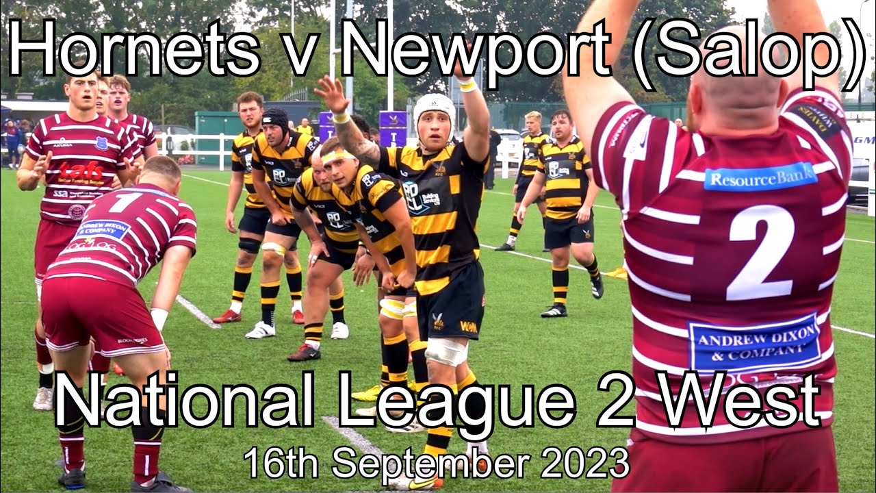 Hornets RFC v Newport (Salop) RFC 16th September 2023 - YouTube