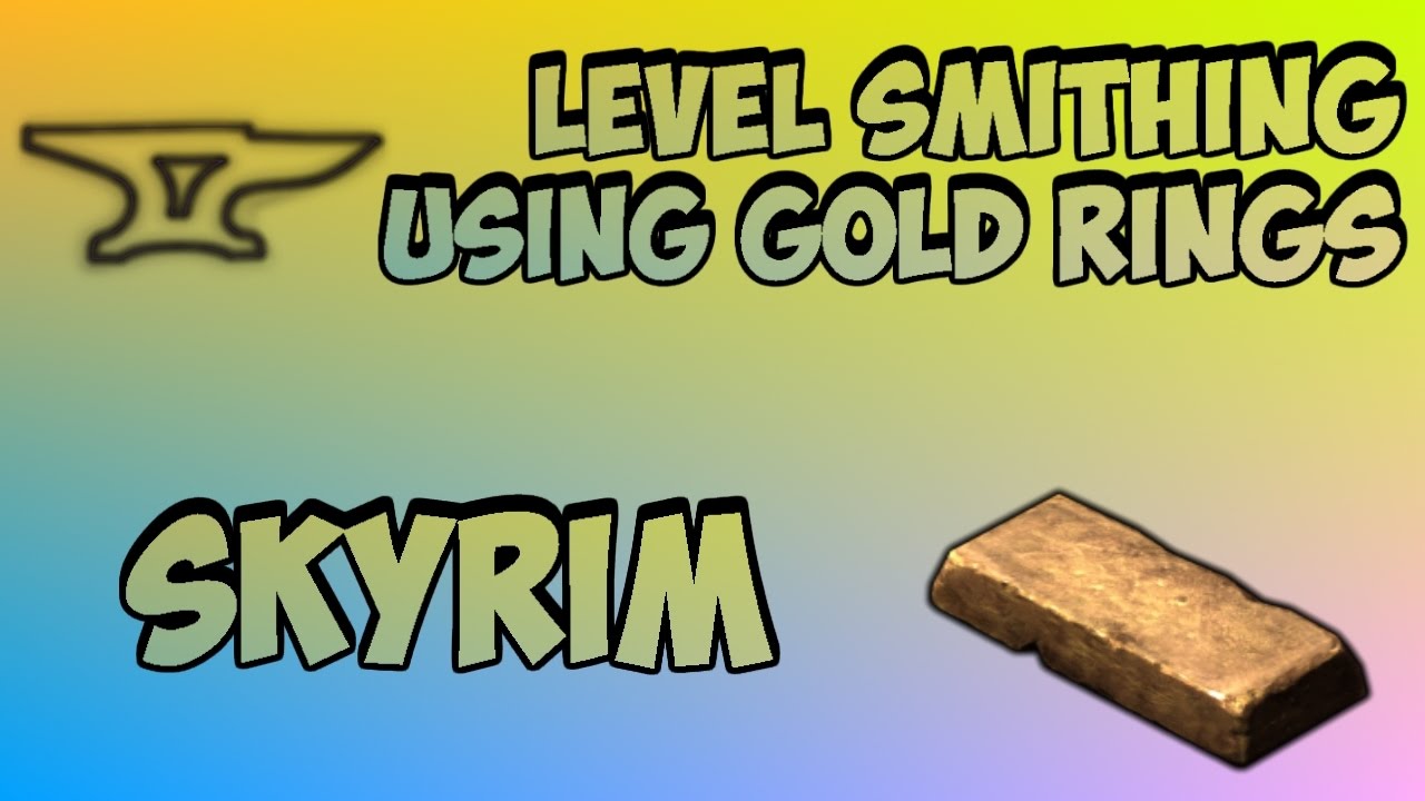 Skyrim: How to Get 100 Smithing Fast (After Patch 1.5) - YouTube