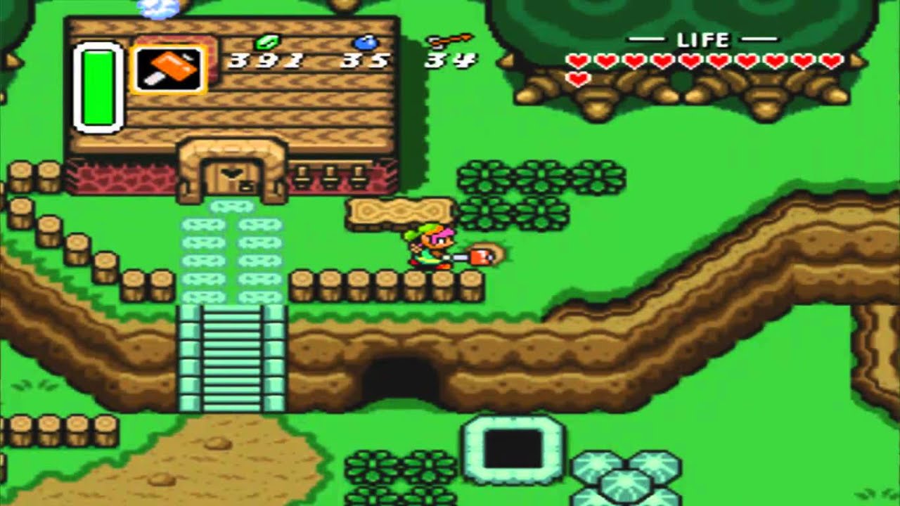 LoZ: Link to the Past SNES 720p HD #12: Curse of the Mad Batter - YouTube