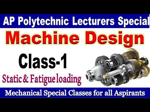 Machine Design Class 1 Polytechnic lecturers mechanical special for all ...
