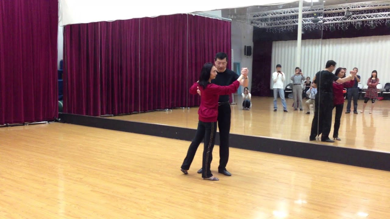 Chinese Tango Dance lesson 5 by Andy and Virginia - YouTube