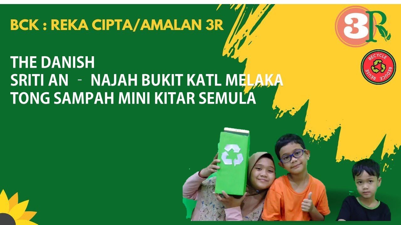 BCK | REKA CIPTA/AMALAN 3R| RS 009 | THE DANISH | TONG SAMPAH MINI ...