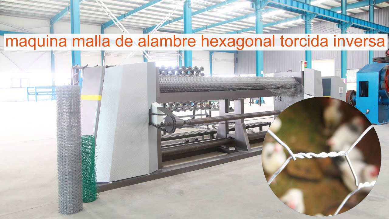 maquina para malla hexagonal | maquina malla de alambre hexagonal ...