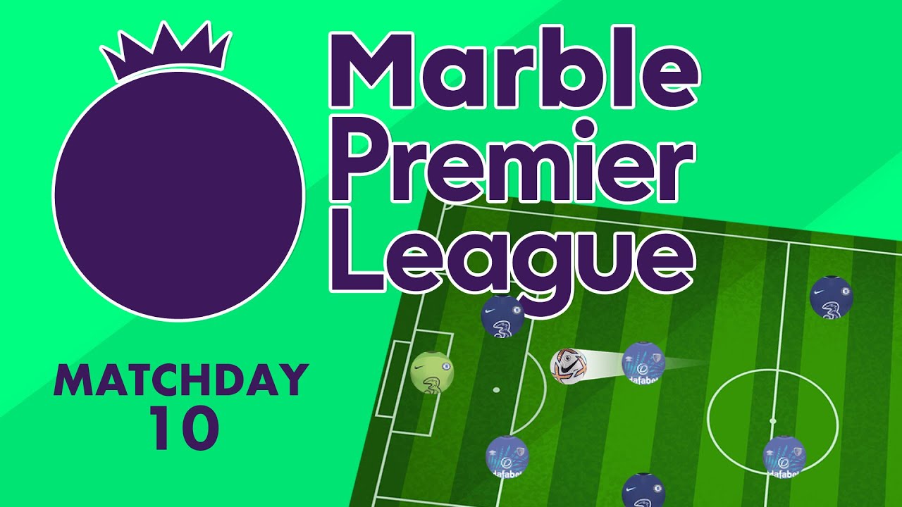 MARBLE SOCCER - Marble Premier League - MATCHDAY 10 - YouTube