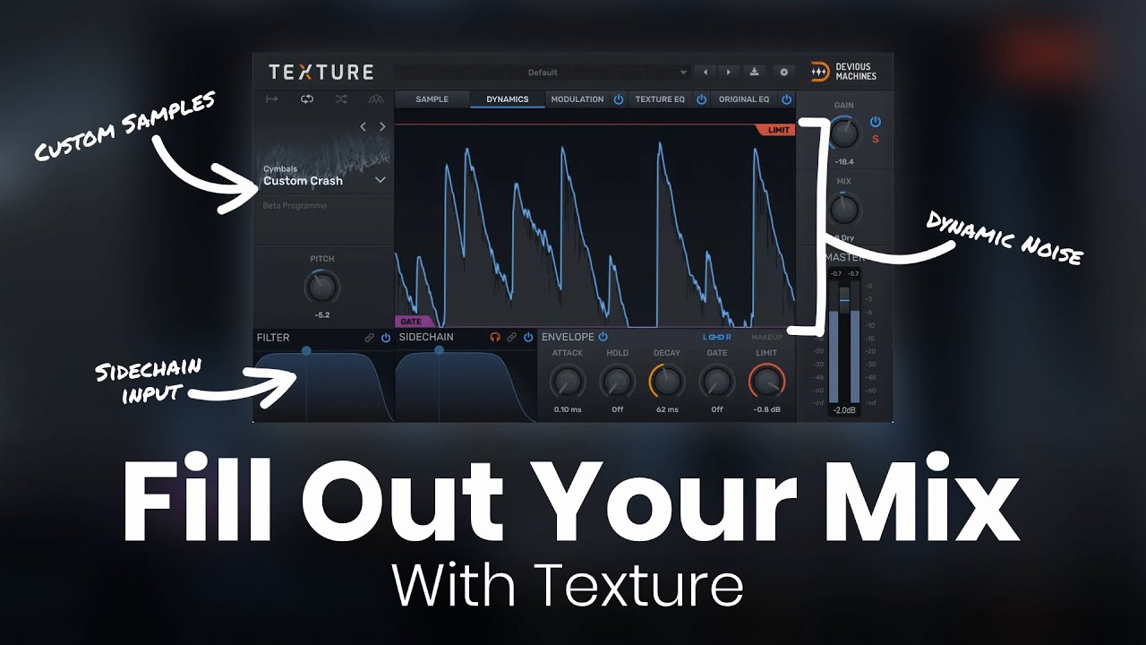 Make Your Mixes FULL With Texture 🔥 | Devious Machines Texture Plugin Deep Dive - YouTube