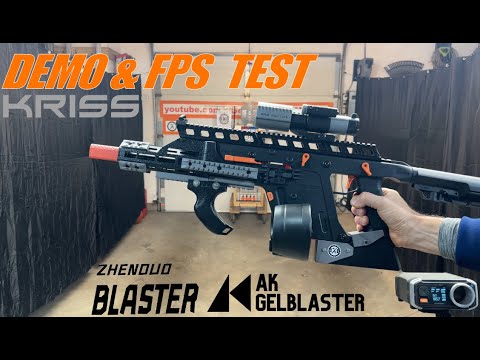 NEW! Kriss Vector Modded Gel Ball Blaster (TOY!) Double Drum Mag ...
