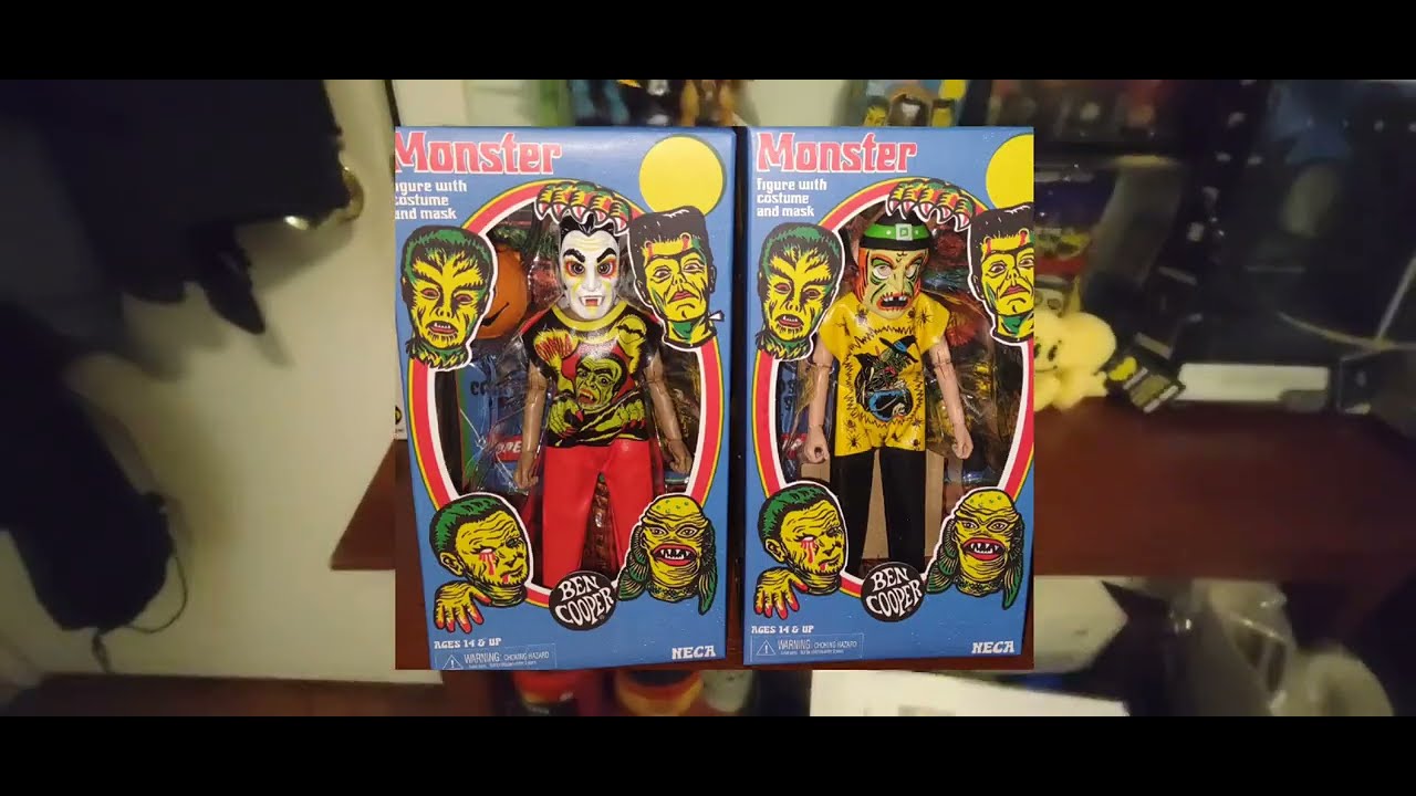 Neca Ben Cooper Witch Girl and Dracula Can You Remove the Mask? Open ...