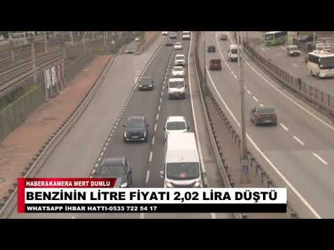 BENZİNİN LİTRE FİYATI 2,02 LİRA DÜŞTÜ