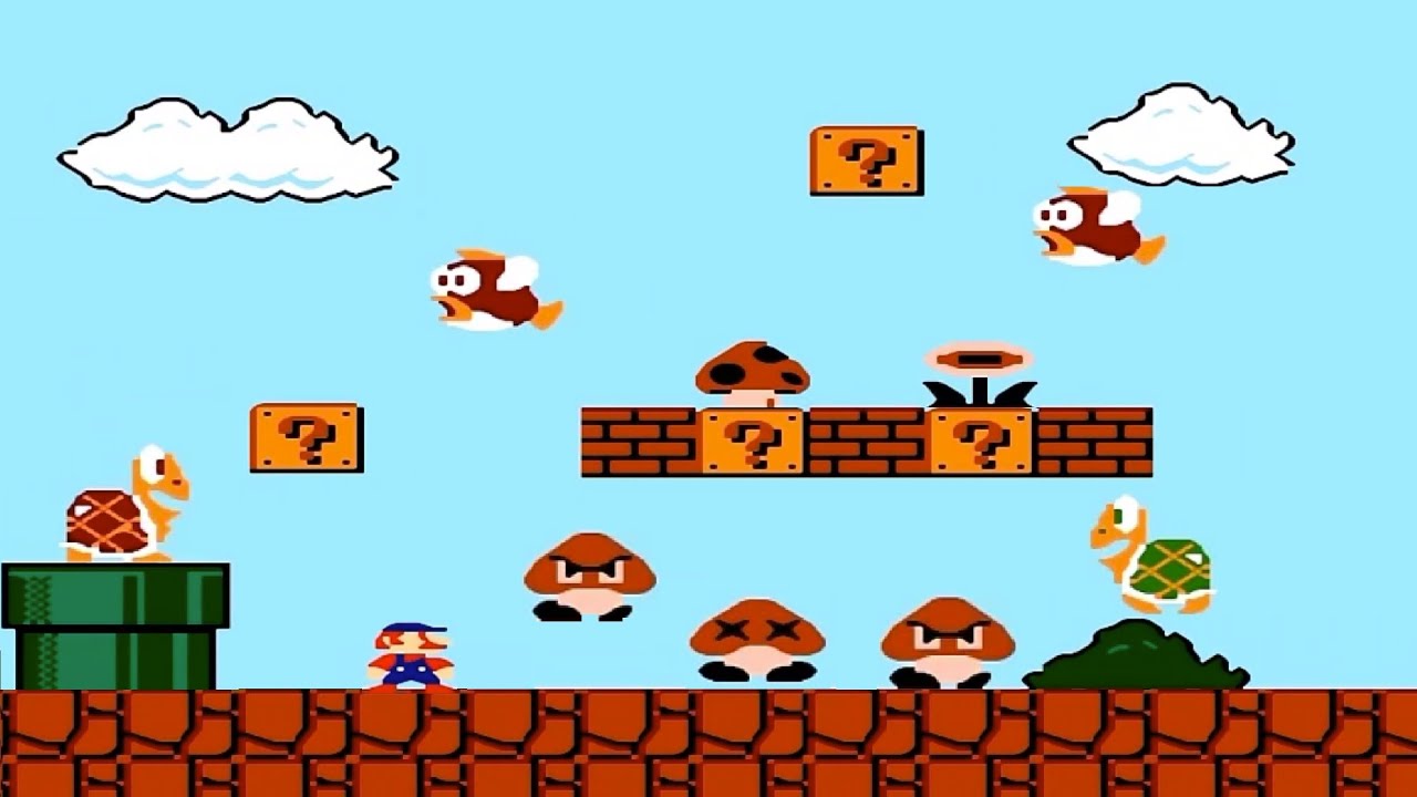 Super Mario Bros HD BUT Enemies are Insane Part 1 - YouTube