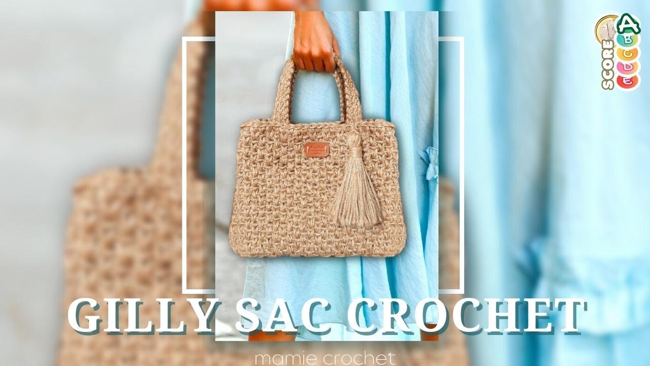 🧶 JOLI SAC GILLY ANSES ET BANDOULIERE POINT BASKET PANIER ^^ 𝐂𝐑𝐎𝐂𝐇𝐄𝐓 🧶 ...