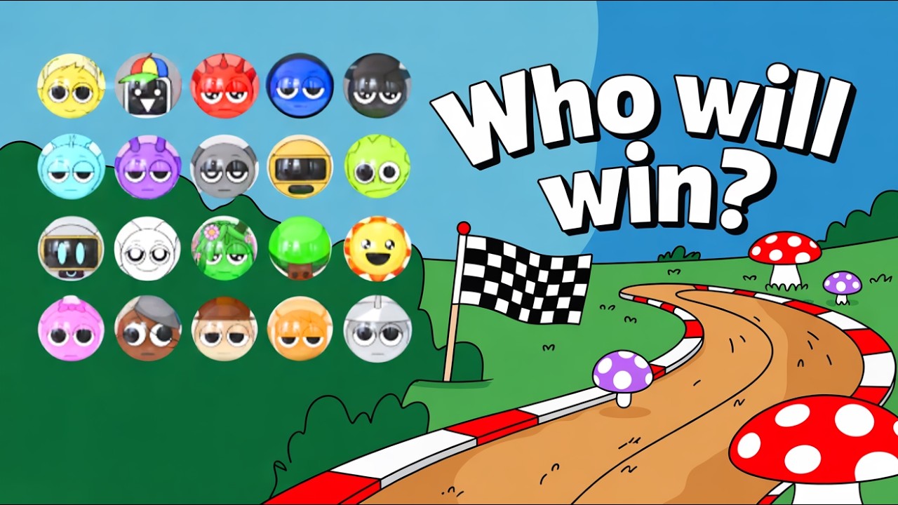 Sprunki Marble Race - YouTube