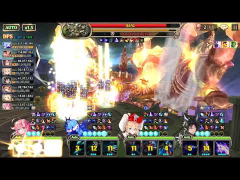 King's Raid | Dimael "The Edgy Boi" at Mountain Fortress (World Boss 1 ...