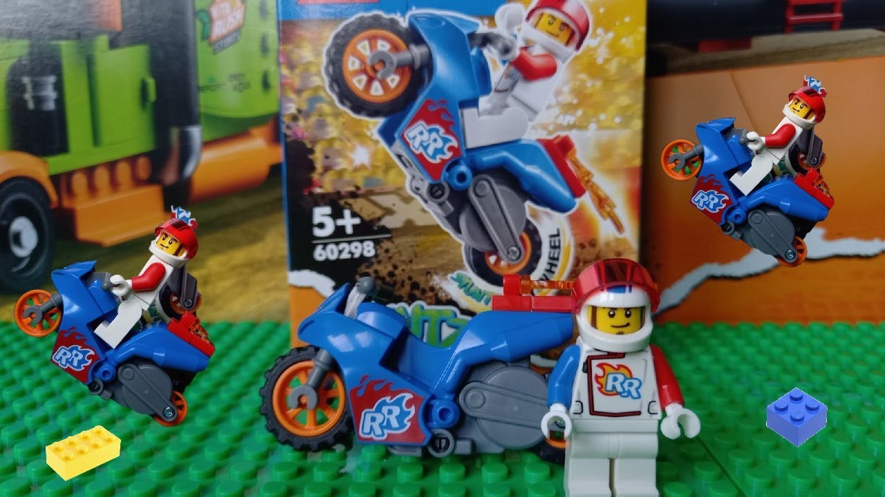 Лего 60298 (Реактивный трюковой мотоцикл) / Lego 60298 (Rocket Stunt ...