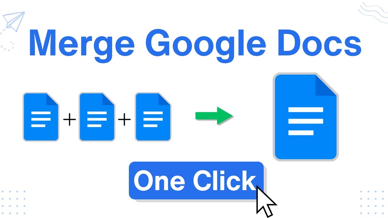 How to Merge Google Docs into One | 1 Click! - YouTube