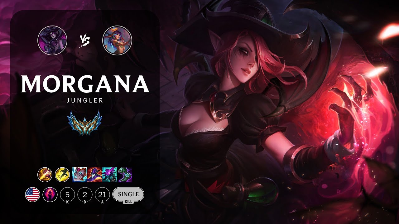 Morgana Jungle vs Lillia - NA Challenger Patch 14.2 - YouTube