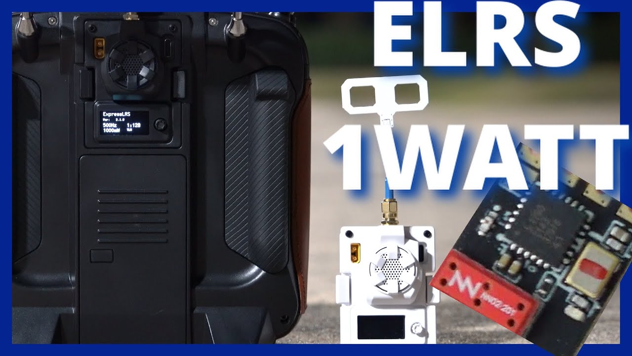 1 Watt ELRS + flat antenna Express LRS BetaFPV - YouTube