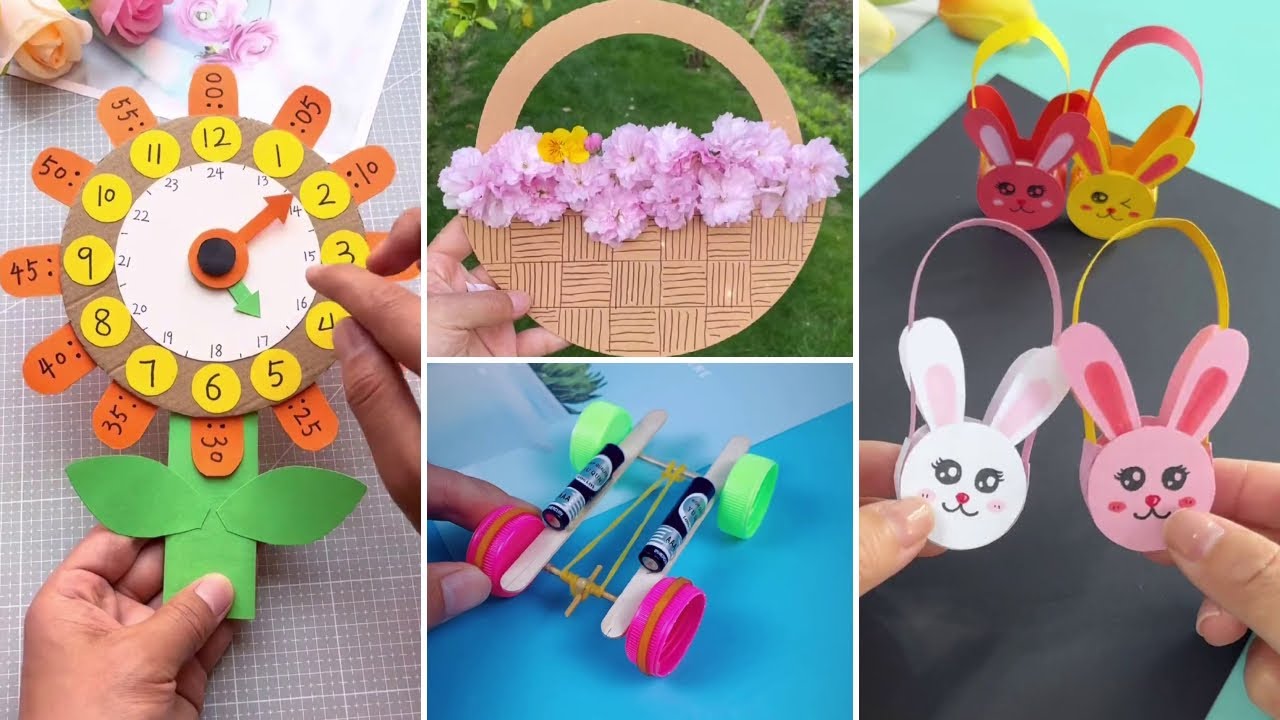 Simple and Easy Paper Crafts for Kids | Fun and Creative Ideas ...