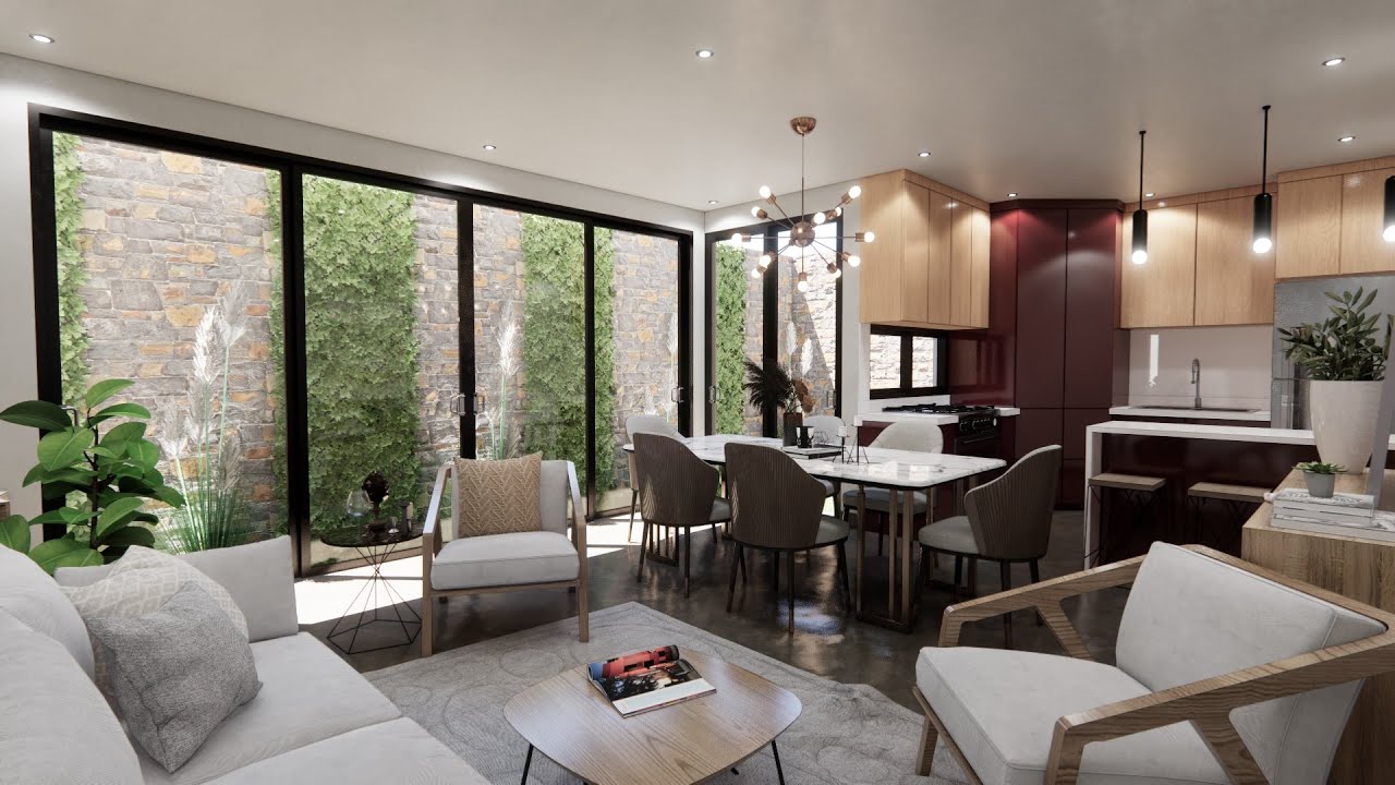 CASA DE 6X20 CON DORMITORIO PRINCIPAL TIPO MASTER SUITE - YouTube