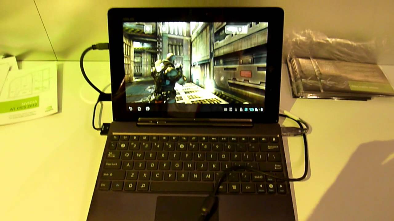ASUS Transformer Prime meets X Box controller and Shadow Gun - YouTube