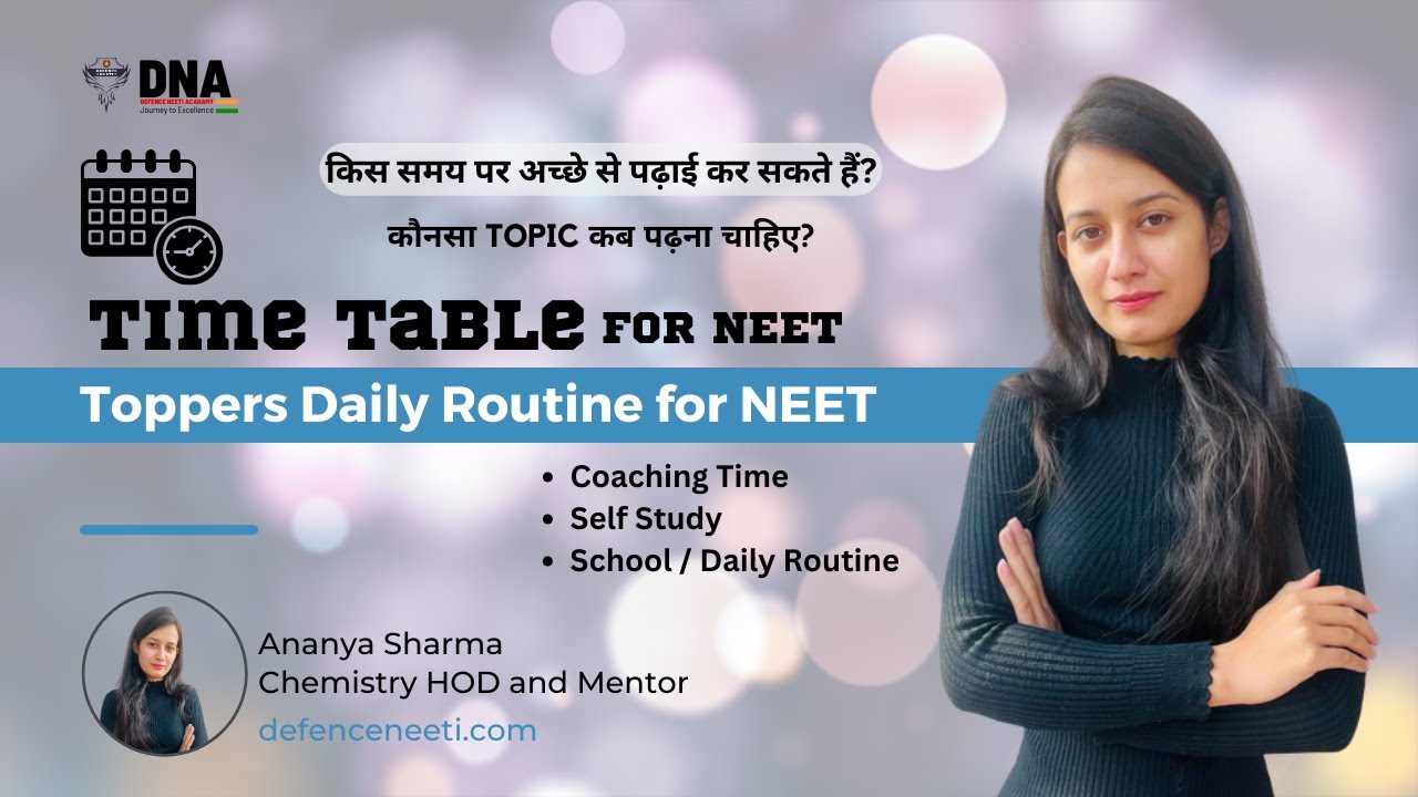Best Time Table to score 650+ | Strategy | Increase Study Hours | Neeti ...