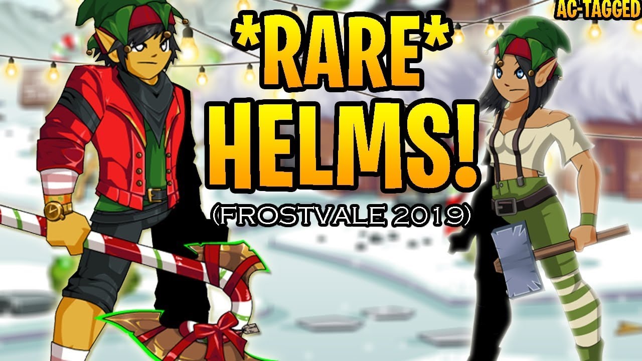 AQW - FREE HELMS! (Frostval Elf Hat & Frostval Elf Hat + Locks) (RARE ...