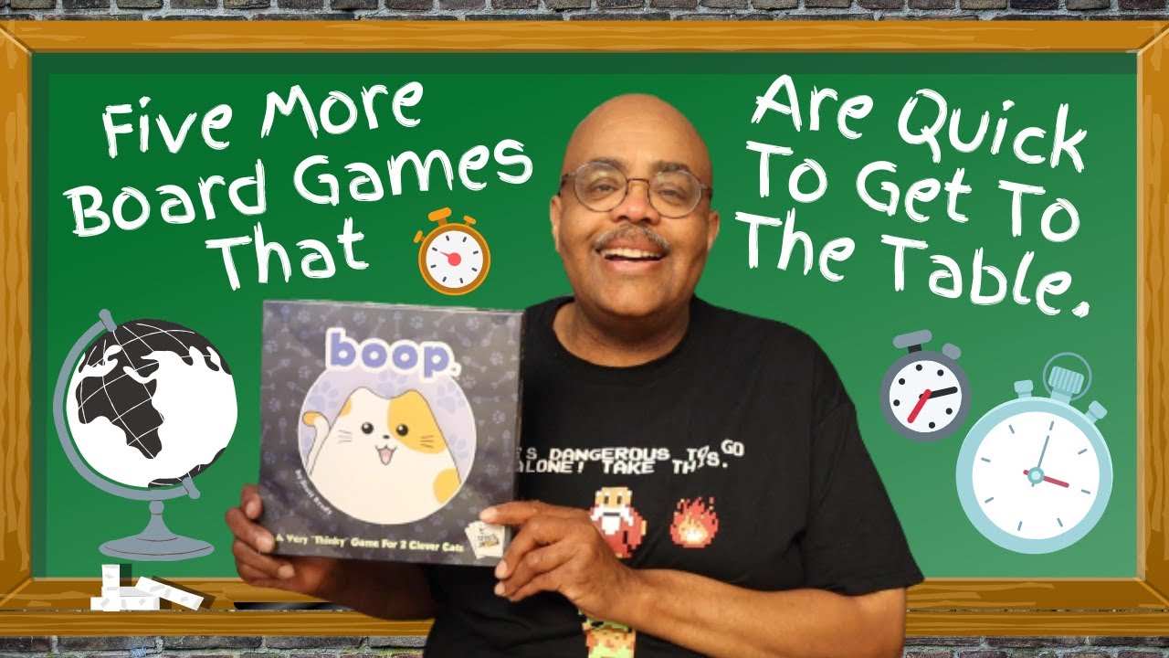 Five More Board Games That Are Quick To Get To The Table - YouTube