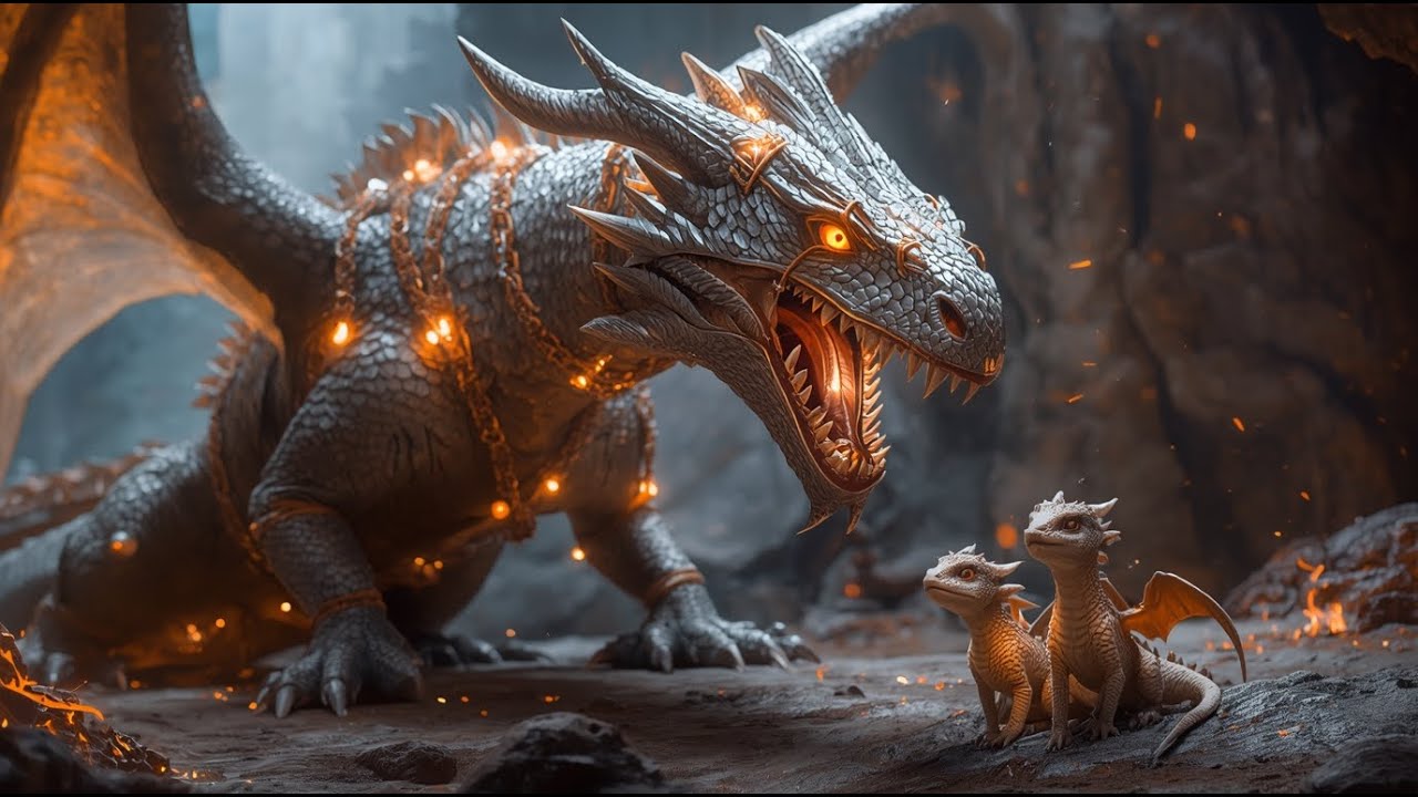 Enslaved Dragon Mother Fights for Life — Her Crying Baby Dragons Beg ...