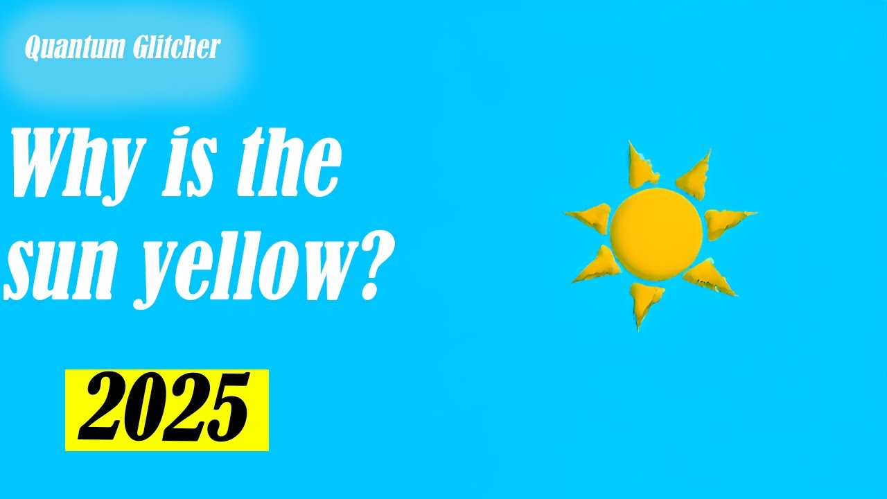why is the sun yellow? - YouTube