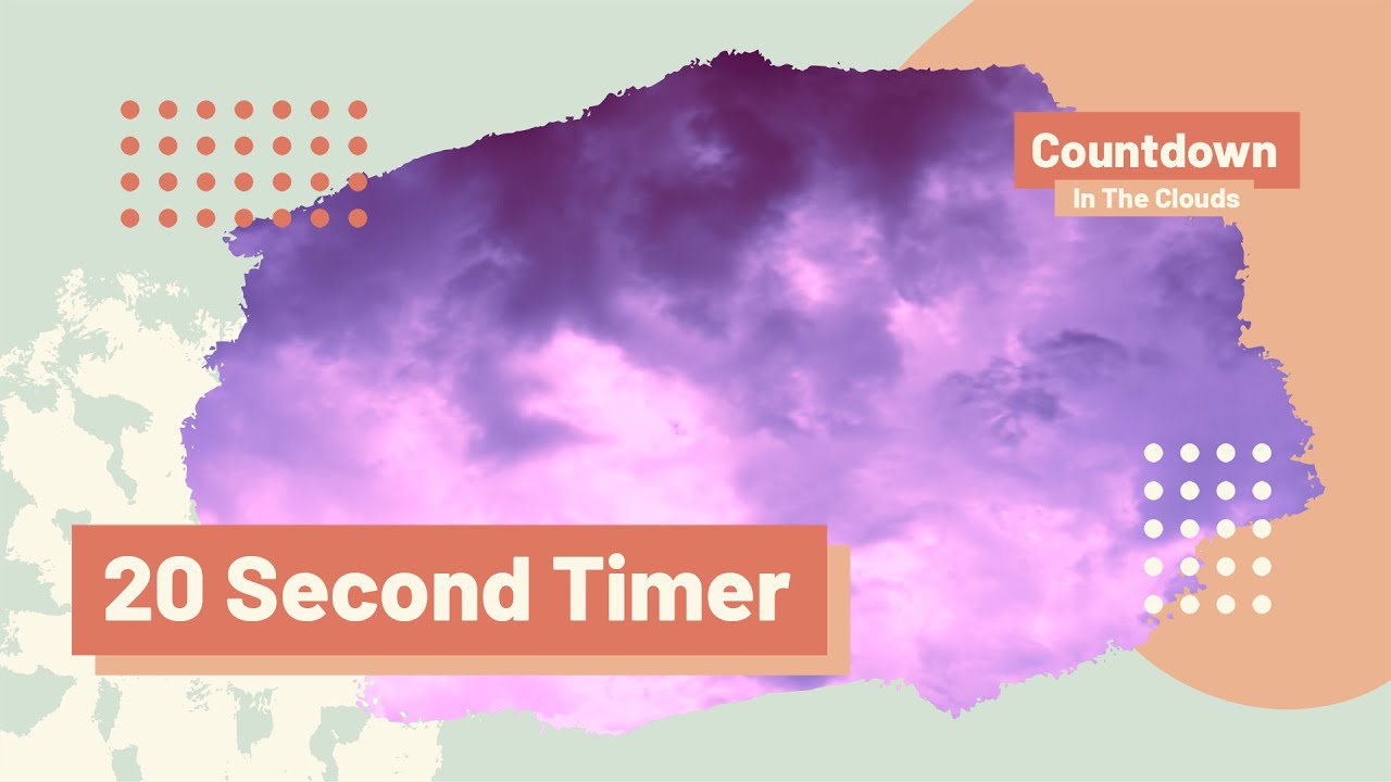 20 Second Countdown Timer - Cloud Meditations - YouTube