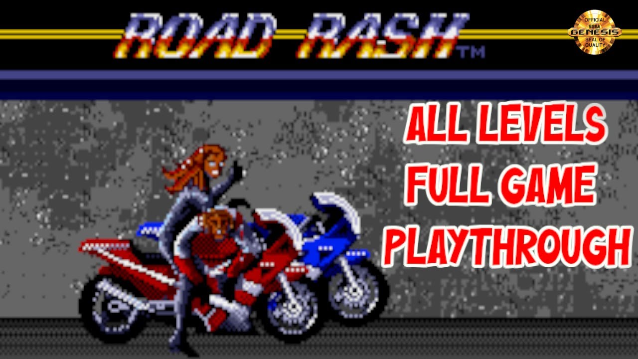 Road Rash (Sega Genesis) | All Levels | Full Game Playthrough - YouTube
