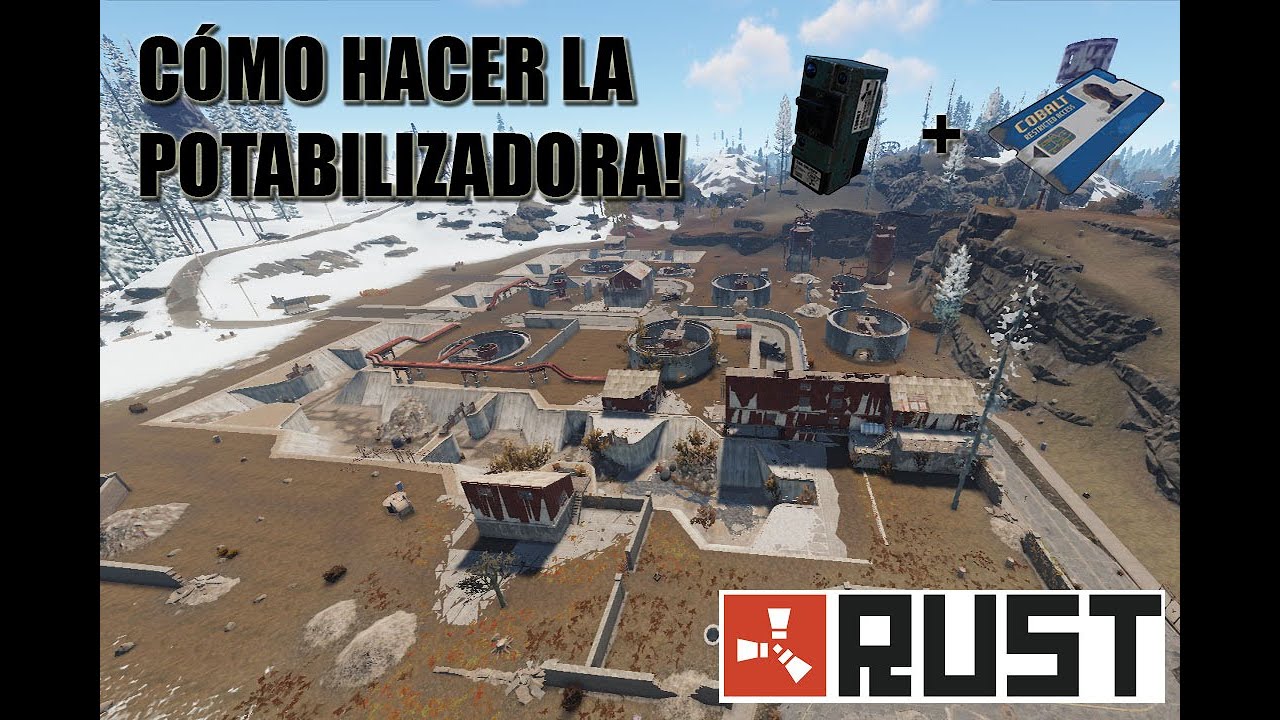 Cómo hacer la Potabilizadora! Y conseguir Tarjeta Verde! ll Tutorial Rust ll Español. - YouTube