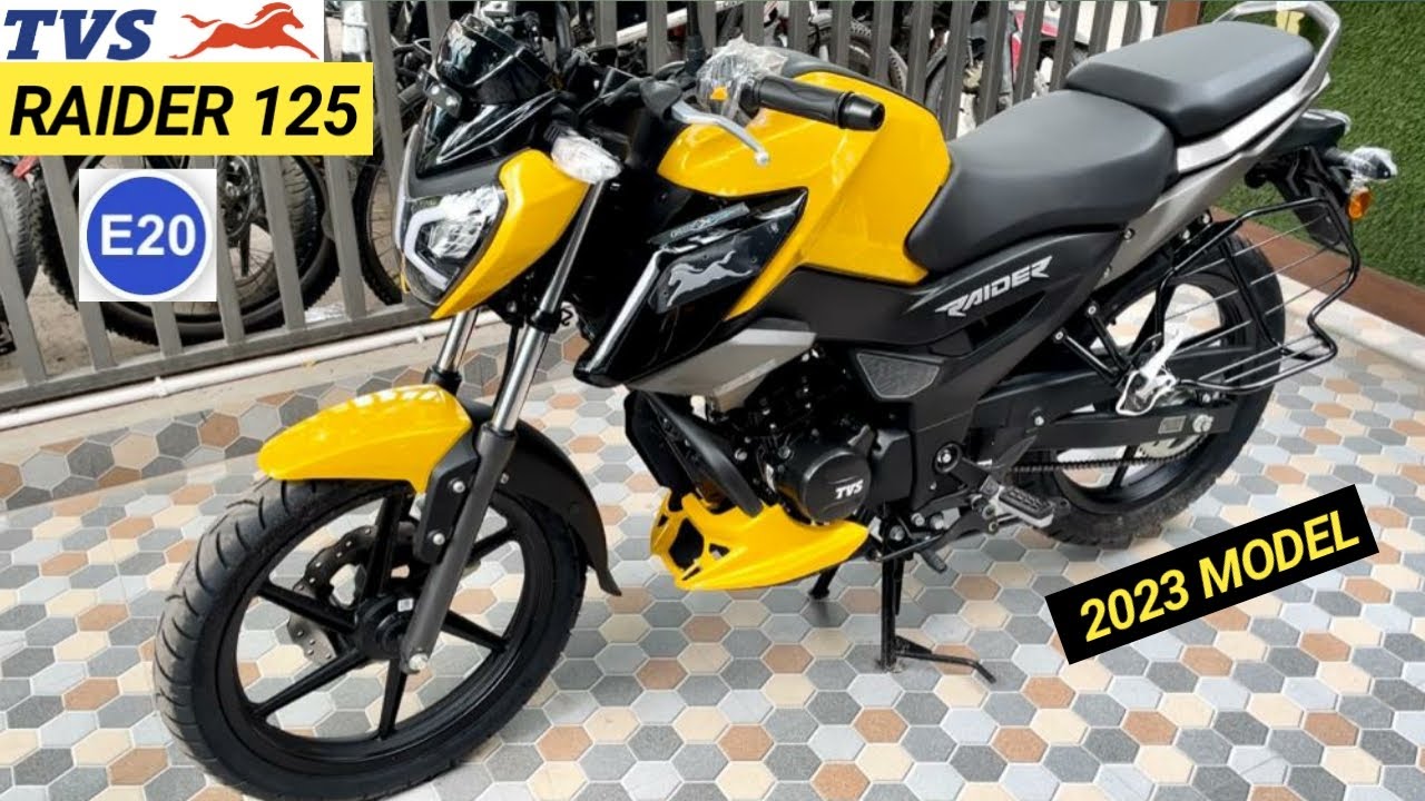 TVS Raider 125 New 2023 Model || On Road Price || Features || New ...