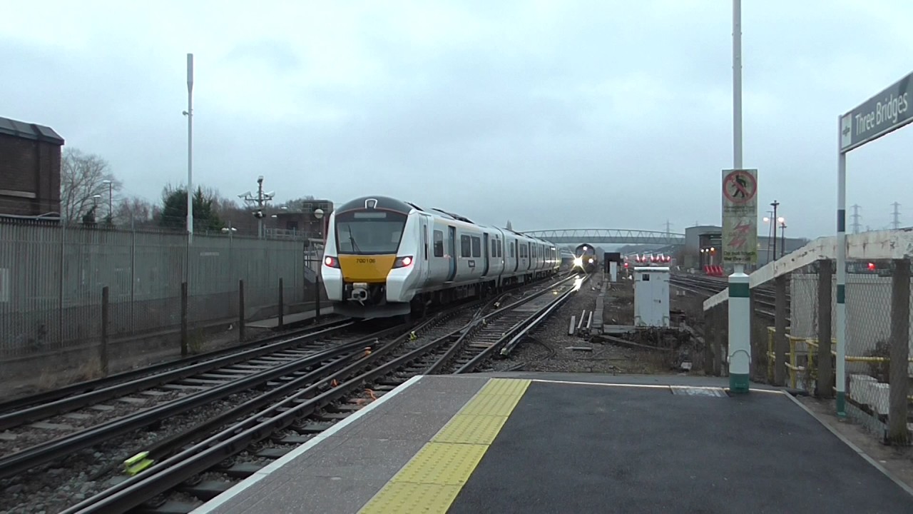 Colas Rail Class 66847 At Three Bridges Working 6C01 to Hoo Junction Up ...