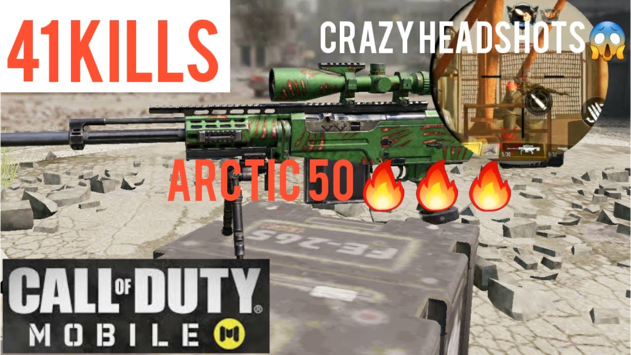 Cod Mobile Arctic 50 Crazy Headshots - YouTube