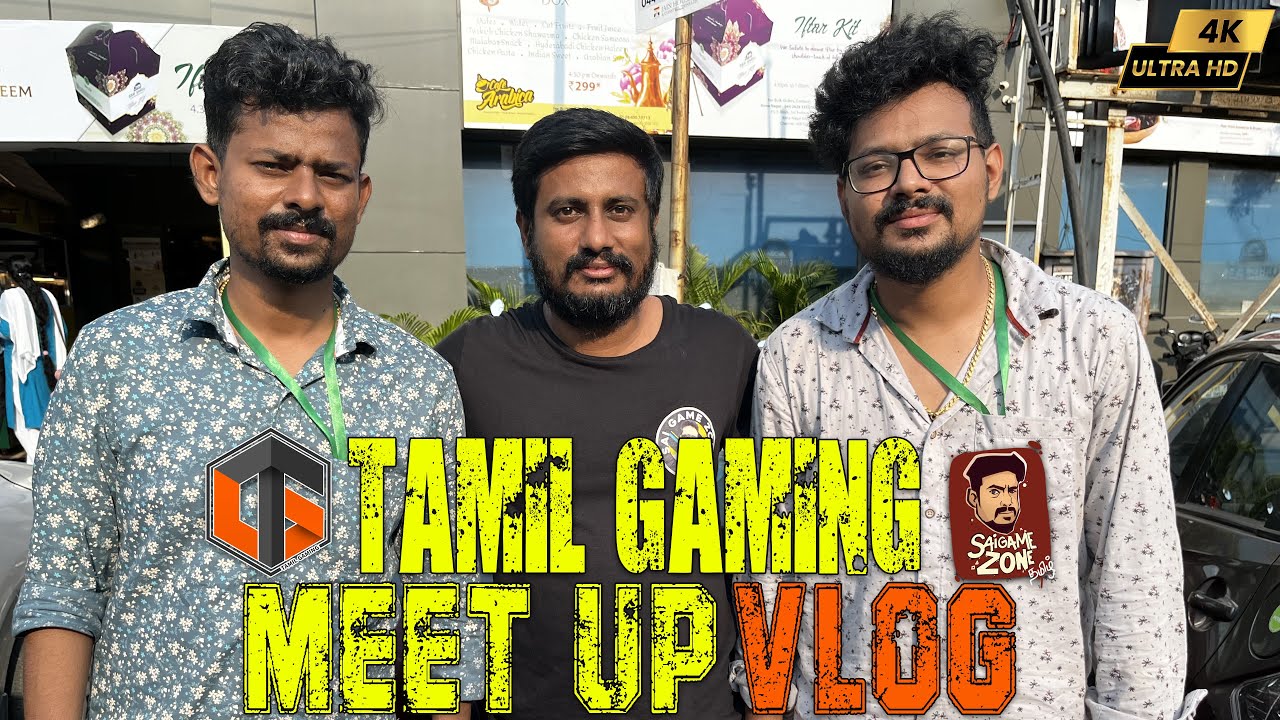 Tamil Gaming Game Shop Opening Meet Up | 4K 60FPS @tamilgaming Thanks ...