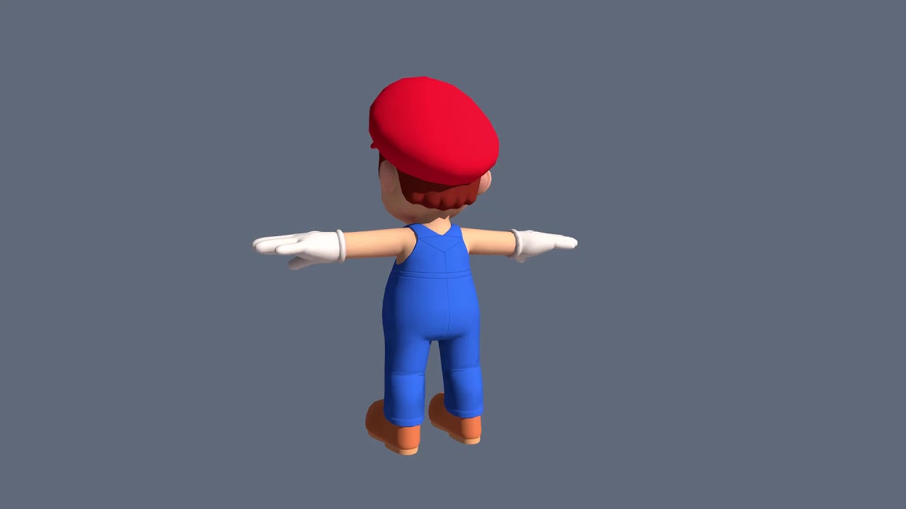 Free Super Mario 3D Model - YouTube