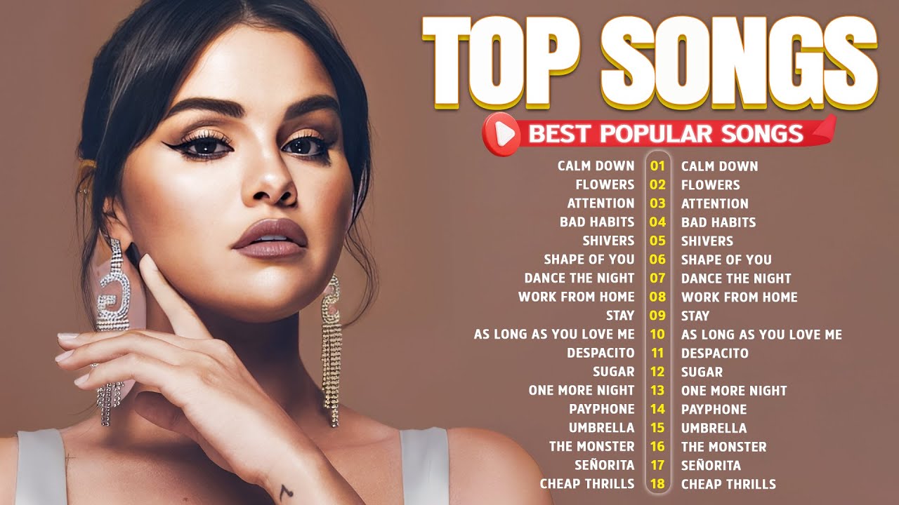 Billboard Top 50 This Week - Selena Gomez, Rema, Ed Sheeran, Maroon 5 ...