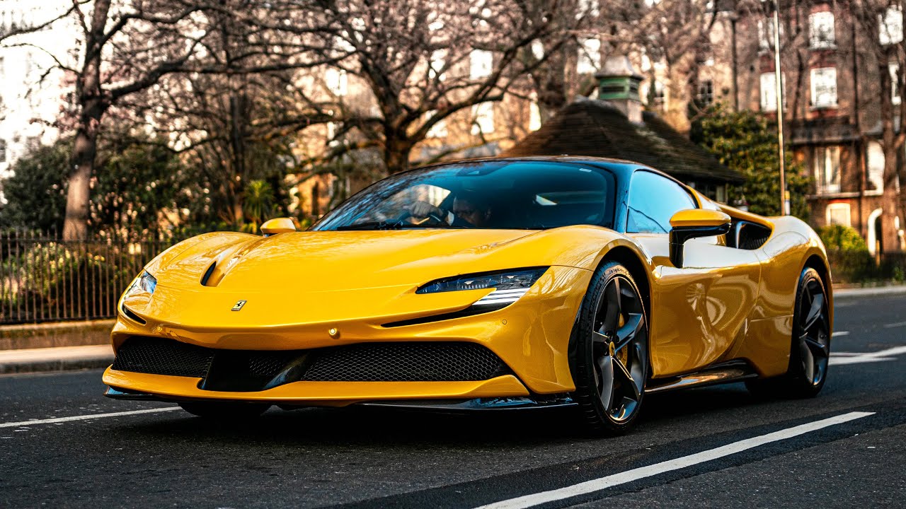 FIRST FERRARI SF90 STRADALE IN LONDON! *it is gorgeous* - YouTube