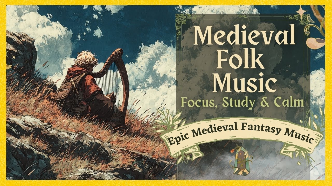 Medieval Folk Music 🎵 The Bard’s Quiet Journey Through Ancient Valleys ...