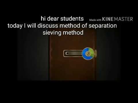 Sieving method of separation - YouTube