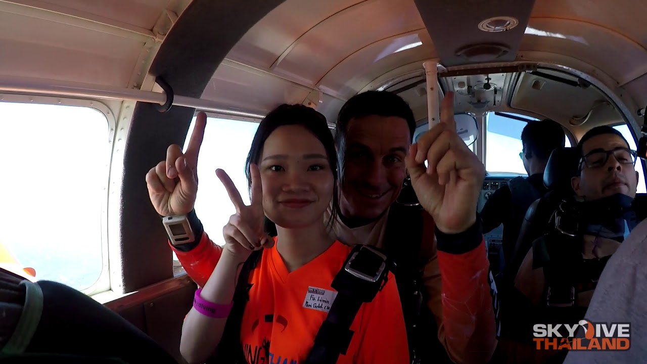 SKYDIVING THAILAND /// Fu Limin - YouTube