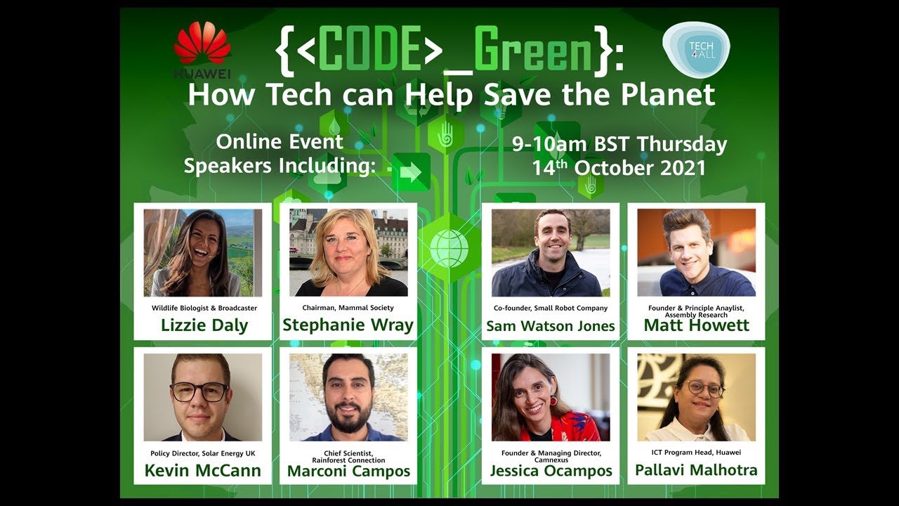 Code_Green: How Tech can Help Save the Planet - YouTube